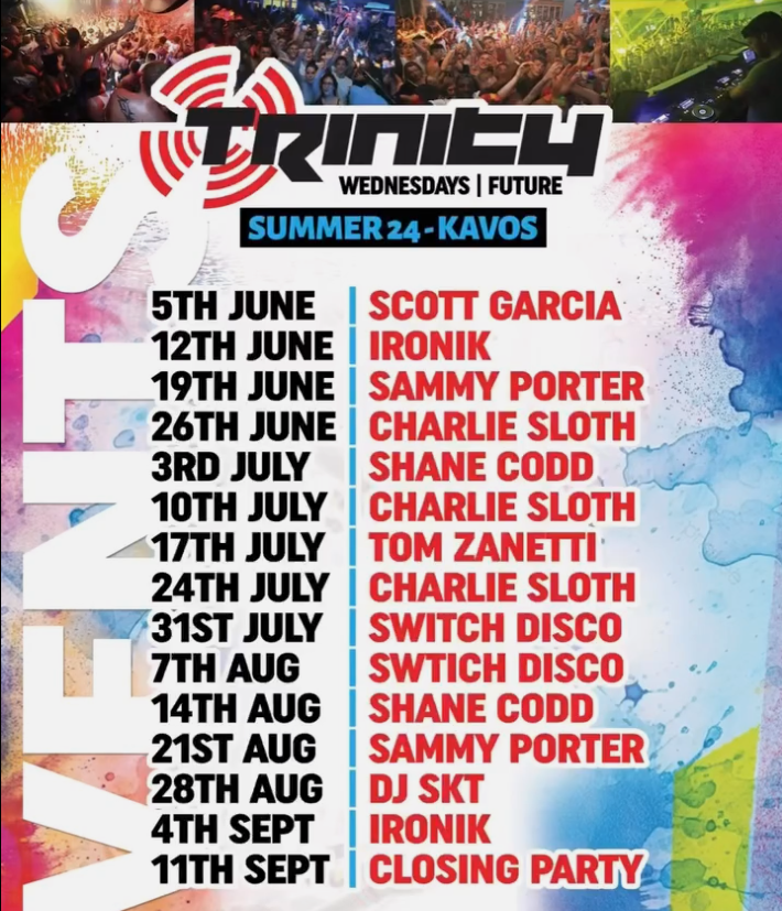Kavos Events & Parties 2026 | Tickets | VIP Tables | DJ Lineup
